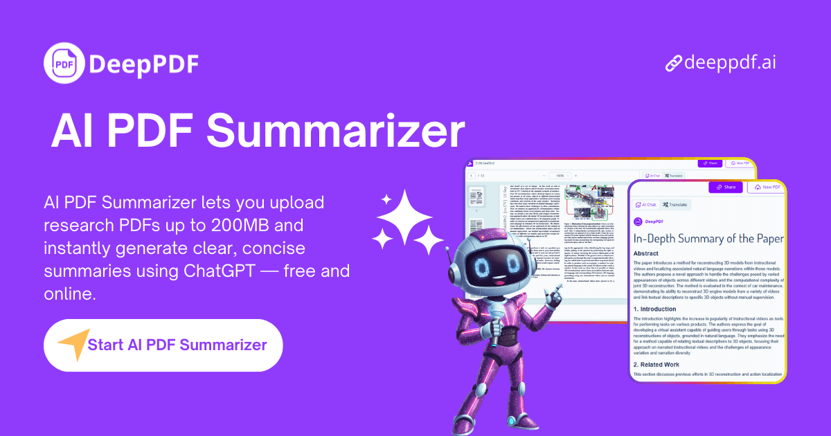 AI PDF Summarizer – Summarize Research PDFs via ChatGPT